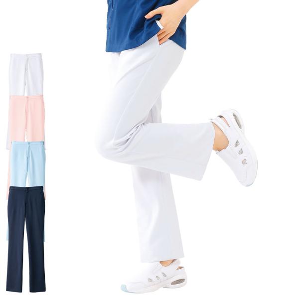 シルエットに自信あり!広がり控えめの定番ブーツカットパンツ動きやすさを考えたすっきりめの裾周りでお仕事の効率もアップ。緩やかなブーツカットで脚スッキリ。細見パンツでも、アクティブストレッチで動きやすさもバツグン♪・ヒップの位置も高めでバラン...