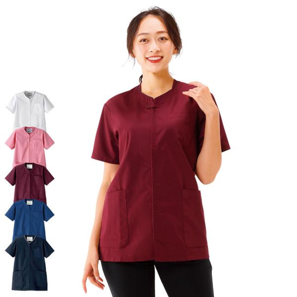 外出先でさっと羽織れる、前開きスクラブ着やすさとキッチリ感を兼ね備えた嬉しいウェア郊外では恥ずかしい、でもメディカル感を出したいアナタに最適なウエア。前ファスナーだからサッと着用でき、メイクや髪型も崩れません。・センターファスナーはカンタン...