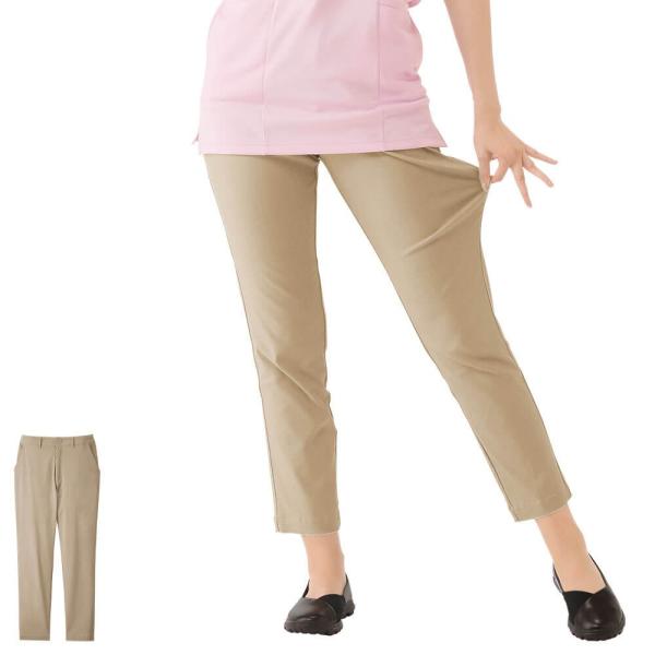 ゆったり履きたいあなたへ!ストレッチがきいて動きやすい、やわらかチノパンゆったりヒップとゆったり太ももで腰回りの窮屈をスッキリ改善!ベーシックスタイルできちんと見える、やわらかタイプのチノパンです。・伸びるからしゃがみやすい。ストレッチ性抜...