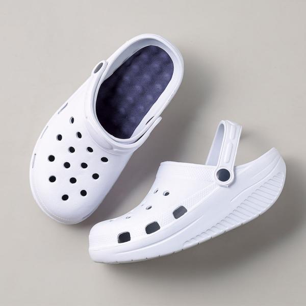 履き心地が気持ちいい！軽くてシンプルな船底ＥＶＡサンダル水洗いOK・拭き取りOK・とってもやわらか!軽くてやわらかくて嬉しいEVAシューズ。・ナースリーオリジナル・歩きやすい船底ソール・デコボコクッションインソール・サボにもなる2Way・水...