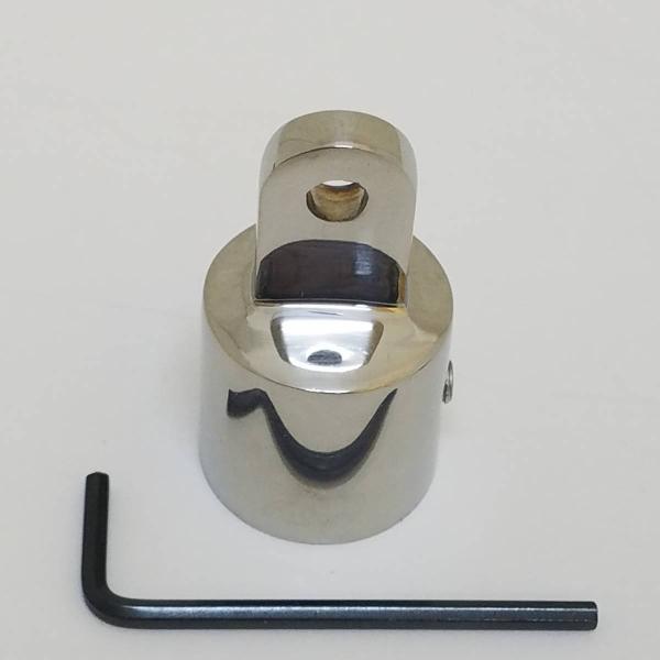 【発売日：2021年05月19日】新品未使用25mmパイプ用　トップキャップ　22mmパイプ用も出品中です！価格は同じです！ステンレスSUS316を使用ミラーパウダー磨きロックのイモネジ1/8インチレンチ使用4個以上お買い上げの方にはレンチ...