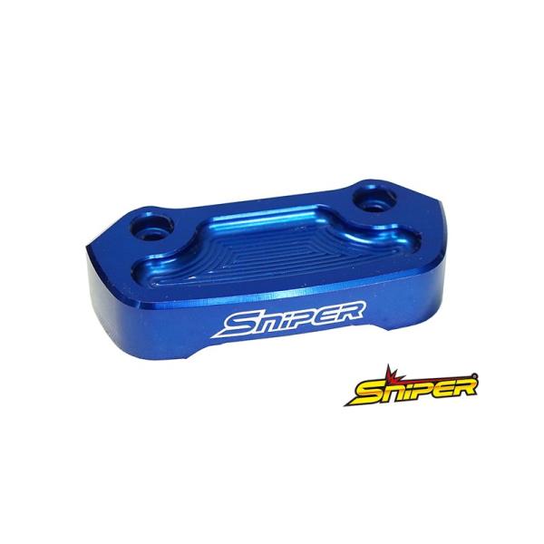 アルミ製 フロント用マスターシリンダーガードSNIPER スナイパー製対応機種YZF-R25/YZF-R3MT-25/MT-03転倒によるマスターシリンダー本体の損傷を軽減しますドレスアップ効果も期待できるアイテムです
