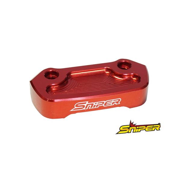 アルミ製 フロント用マスターシリンダーガードSNIPER スナイパー製対応機種YZF-R25/YZF-R3MT-25/MT-03転倒によるマスターシリンダー本体の損傷を軽減しますドレスアップ効果も期待できるアイテムです