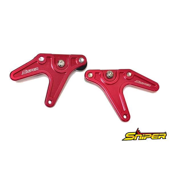 YZF-R25/YZF-R3 MT-25/MT-03 レーシングスタンドフック タイプD SNIPER スナイパー対応機種YZF-R25YZF-R3 MT-25MT-03通常のスタンドフックはスイングアームより出っ張っているので転倒時にスタ...