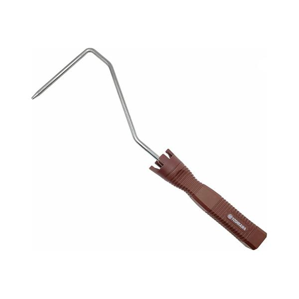 スモールローラー4インチ、6インチ用のハンドル握りやすく、疲れない形状で作業効率の上昇に貢献します。また、ハンドルのフレーム部分が取り外し可能となっており連結グリップとしてもお使いいただけます。カラーバリエーションは全3色！必要な道具だから...