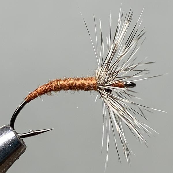 初心者から上級者まで誰にでも使いやすく、しかも恐ろしく掛かりの良いテンカラ毛鉤です。伝統の秋田キツネ針（アイ付き）に、コックハックル（おんどりのフェザー）を巻いて逆さ毛ばりを作りました。釣り方は、川の流れの中で自然に流し、時々竿先でピクピク...