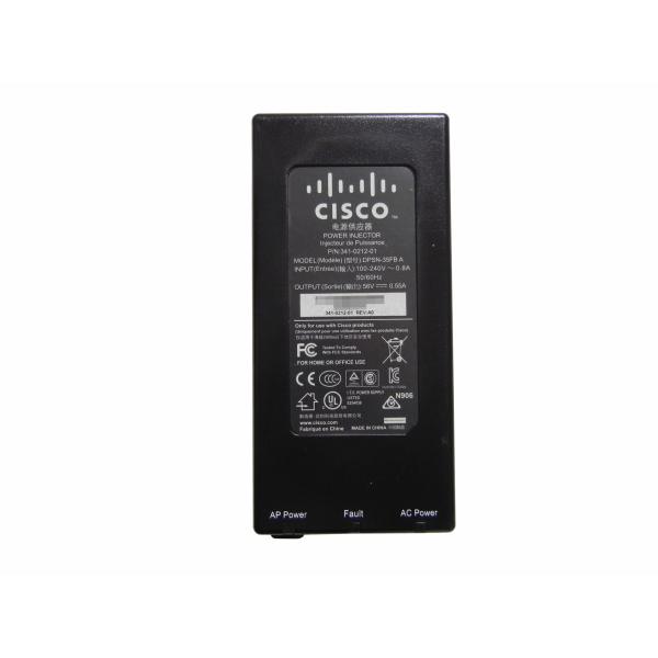 給電規格：802.3af0341-0212-01100-240 V Out 56VDC 0.55A Cisco Aironet 1140/1250/1260/3500 シリーズ用パワー インジェクタ(中古品)