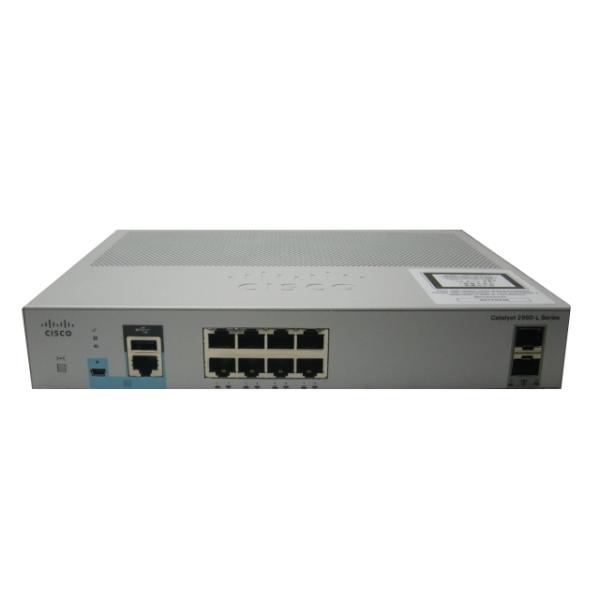 ・Cisco Catalyst 2960-Lシリーズスイッチ。・イーサネット10/100/1000 ポート× 8、 2 X 1 G SFP 。・コンパクトなファンレスL2スイッチ。・LAN lite イメージ