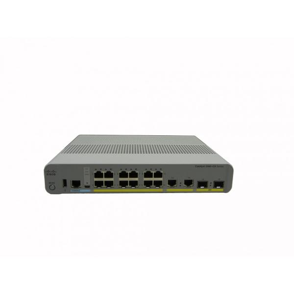 Cisco Catalyst 3560-CXシリーズスイッチ。イーサネット10/100/1000 ポート× 12、2 X 1 G 銅線、または 2 X 1 G SFP 。コンパクトなファンレス IP Base。