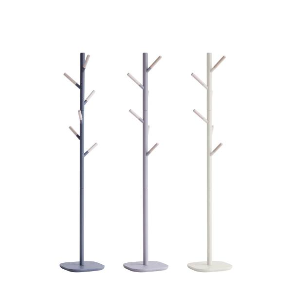 送料込み（※北海道・沖縄は別途追加送料がかかります）木の質感を活かしたシンプルなハンガー。お部屋のインテリアカラーに合わせて、ダークグレー、グレージュ 、アイボリーの3色からお選びいただけます。北欧風のシンプルなデザインでコンパクトなサイズ...