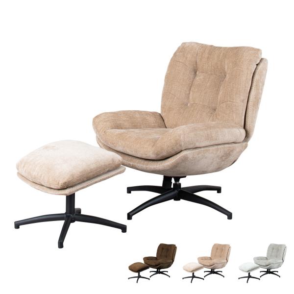 送料込み（対象外地域：北海道、沖縄・離島は別途お見積り）ゆったり座れるパーソナルチェア、オットマン付き！疲れた身体をソファーに預け、癒しのひと時をご提供します。年末年始を快適に過ごしたい方にぴったりなリラックス感ゆったり座れるパーソナルチェ...