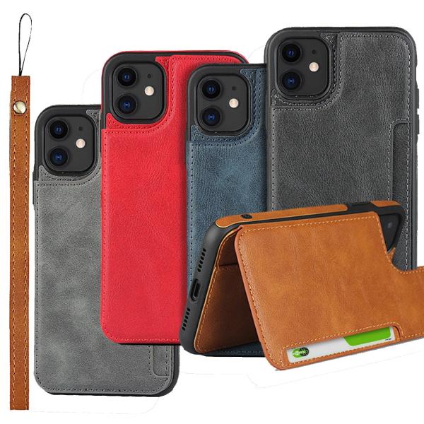 特徴　高品質なPUレザー使用　スタンドとしても使える機能性。動画の視聴もラクラク　丁寧な手仕事で細部までこだわる　複数カード収納できるカードポケット付き　ストラップ付対応機種　Phone 11 Pro Max 　Phone 11 Pro　P...