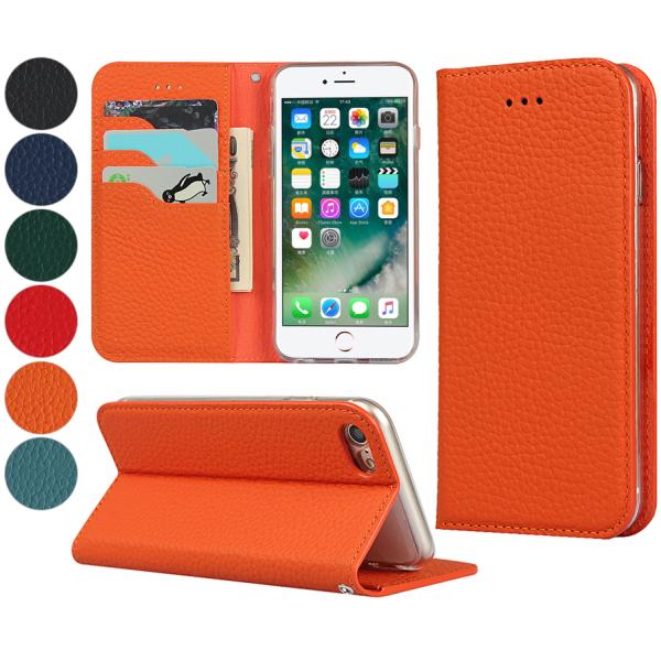 A.【特徴】　本革使用   RFIDブロッキング　マグネット内蔵でフタがピタッと閉じる　スタンドとしても使える機能性。動画の視聴もラクラク　閉じた状態で通話可能　複数カード収納できるカードポケット　ストラップ付 B.【対応機種】iPhone...