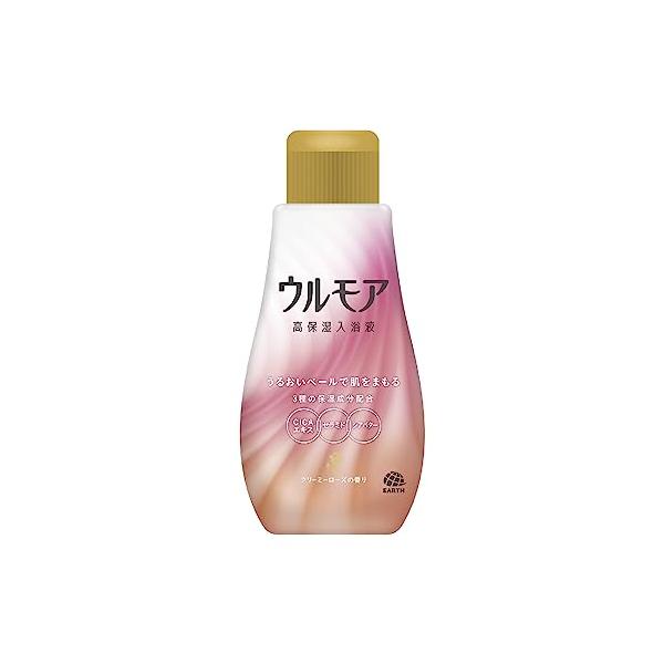 【湯の色】乳白色/-/4901080092816・PatternName:クリーミーローズ・パッケージ個数:1・うるおいベールで肌をまもる高保湿入浴液。・角層深くまで浸透する3種の保湿成分とうるおいベール成分が、肌をやさしく包み潤いを閉じ込...
