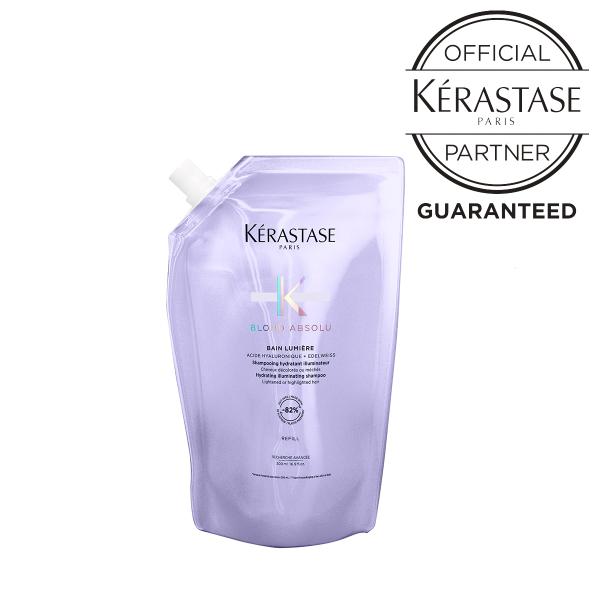 【発売日：2024年12月09日】ケラスターゼ 「BL バン ルミエール」のレフィル（詰替）。ヒアルロン酸Naとエーデルワイス フラワーを配合し、ハイトーンカラーヘアを補修・保湿・保護しながら、大気中物質や皮脂などもしっかり洗い流すデイリー...