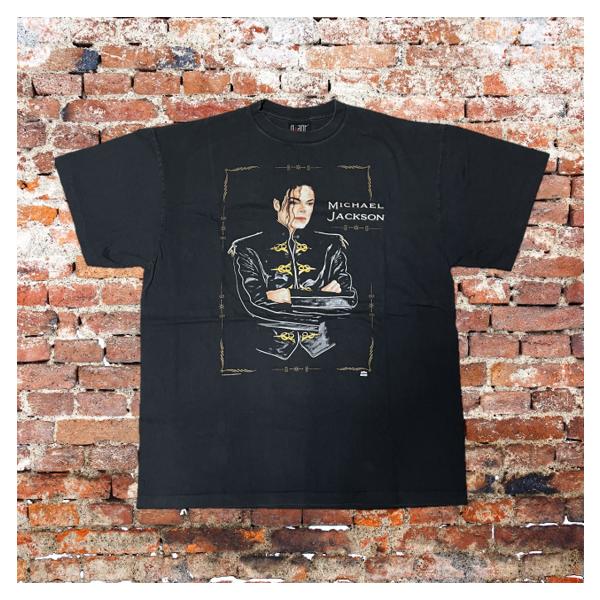 Michael Jackson マイケルジャクソン　Tシャツ【ネコポス便配送】※【日付時間指定・代金引換】でのお取引はできません。●素材：コットン100%●カラー：・black【ブラック】●サイズ：XL