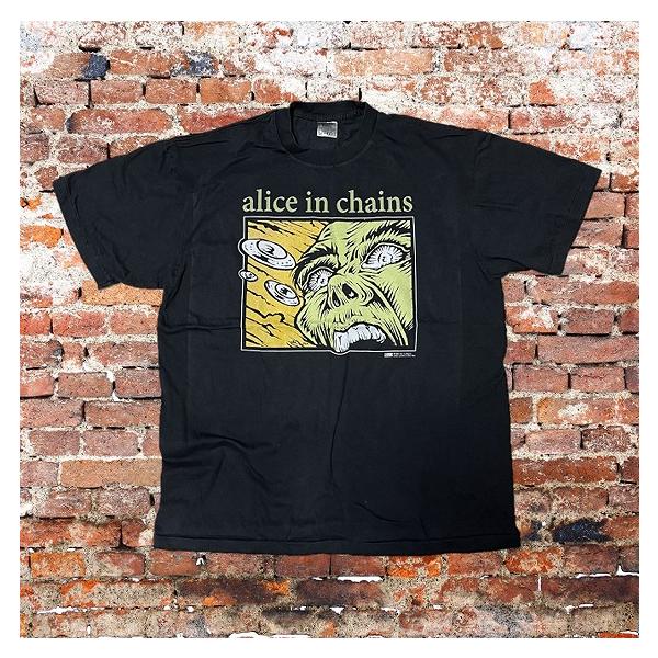 Alice in Chains アリスインチェインズ Tシャツ【ネコポス便配送】※【日付時間指定・代金引換】でのお取引はできません。●素材：コットン100%●カラー：・black【ブラック】●サイズ：XL