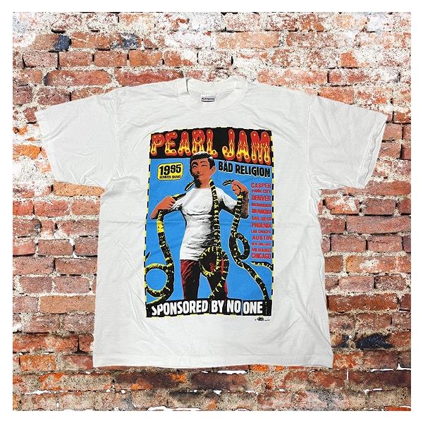 Pearl Jam パールジャム Tシャツ【ネコポス便配送】※【日付時間指定・代金引換】でのお取引はできません。●素材：コットン100%●カラー：・white【ホワイト】●サイズ：XL