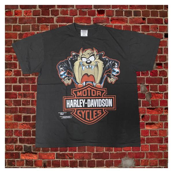 Harley-Davidson / ハーレーダビッドソン ×  Warner Bros / ワーナーブラザース　Tシャツ【ネコポス便配送】※【日付時間指定・代金引換】でのお取引はできません。●素材：コットン100%●カラー：・black【ブ...