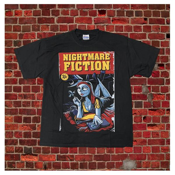 ナイトメアー・ビフォア・クリスマス × パルプフィクション コラボ Tシャツ【ネコポス便配送】※【日付時間指定・代金引換】でのお取引はできません。●素材：コットン100%●カラー：・black【ブラック】●サイズ：XL