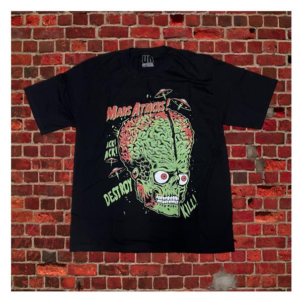 Mars Attacks! / マーズ アタック!　Tシャツ【ネコポス便配送】※【日付時間指定・代金引換】でのお取引はできません。●素材：コットン100%●カラー：・black【ブラック】●サイズ：XL