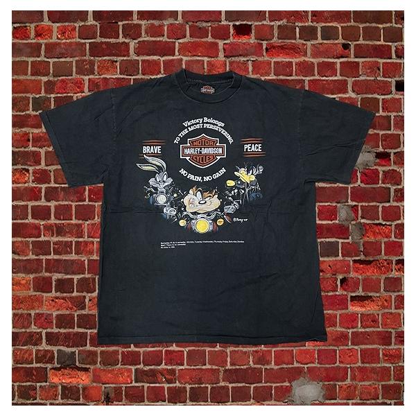 Harley-Davidson Looney Tunes ハーレーダビッドソン ルーニーテューンズ コラボ Tシャツ【ネコポス便配送】※【日付時間指定・代金引換】でのお取引はできません。●素材：コットン100%●カラー：・black【ブラッ...