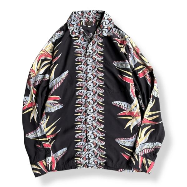 DELUXEWARE(デラックスウエア)オンブック級の名作パターン「バードオブパラダイス」ヴィンテージと同じ工程で創るリアルハワイアンシャツ1940年代後期、ハワイの地で誕生した老舗<Shaheen's>は、アロハシャツという文...