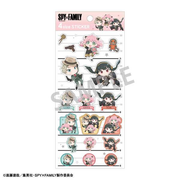 メール便配送商品 「SPY×FAMILY」より、ステッカーが登場です。【サイズ】 H95×W68×D5mm【素材】 アートシール紙SPY×FAMILY 4SIZE STIKER おっこち  カミオジャパン    4550432099241　...