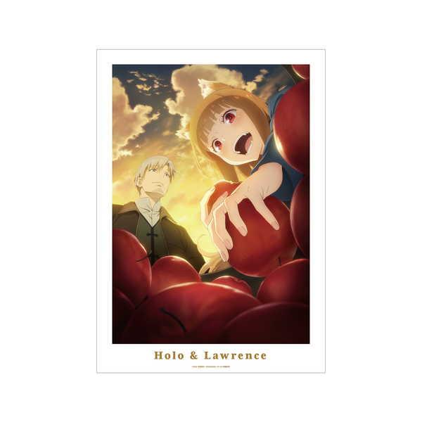 【発売日：2026年06月30日】宅配便配送商品 「狼と香辛料 MERCHANT MEETS THE WISE WOLF」より、A3マット加工ポスターの登場です。ホロ、ロレンスのイラストを使用したコンセプトビジュアルをA3サイズのマット加工...