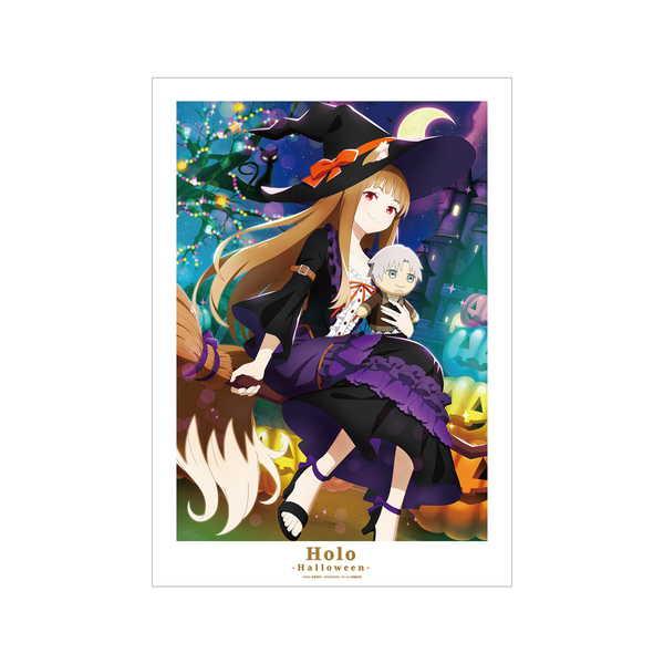 【発売日：2026年06月30日】宅配便配送商品 「狼と香辛料 MERCHANT MEETS THE WISE WOLF」より、A3マット加工ポスターの登場です。ホロの『ハロウィン』ビジュアルイラストをA3サイズのマット加工されたポスターに...