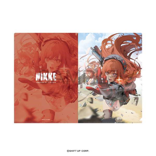 メール便配送商品 「勝利の女神：NIKKE」より、ゲーム内イベント「FOOTSTEP，WALK，RUN」にて実装された「ラピ：レッドフード」がクリアファイルになって登場！バーストスキル発動時に見ることができる迫力あるイラストを持ち運べるクリ...
