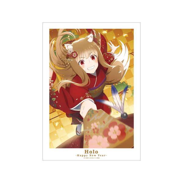 【発売日：2026年06月30日】宅配便配送商品 「狼と香辛料 MERCHANT MEETS THE WISE WOLF」より、A3マット加工ポスターの登場です。ホロの『お正月』ビジュアルイラストをA3サイズのマット加工されたポスターに仕上...