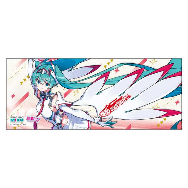 【発売日：2026年05月31日】メール便配送商品 「初音ミク GTプロジェクト」より、saitom氏によるSPA24H応援イラストを使用したフェイスタオルが登場！【サイズ】 約340×840mm【素材】 ポリエステル95%、ナイロン5%初...