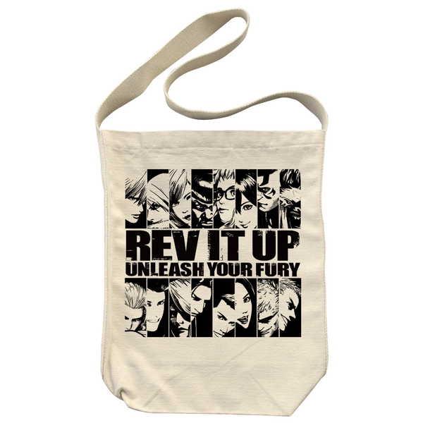 メール便配送商品 「餓狼伝説 City of the Wolves」より、ショルダートートが登場！スナップボタンと内ポケットつき。耐久性が高く、斜めがけにも対応！・耐久性の高い、厚手のキャンバス生地を使用したショルダータイプのトートバッグ。...