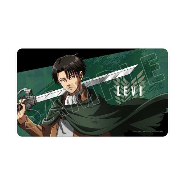 宅配便配送商品 「進撃の巨人」より、マルチデスクマットの登場です。リヴァイの描き下ろしイラストをマルチデスクマットに仕上げました。デスクに敷いたり、お部屋に飾ったり、キャラクターとの日常をお楽しみください。【サイズ】 （約）60×35cm【...