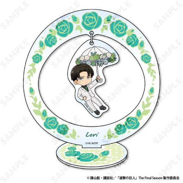 【発売日：2026年03月31日】メール便配送商品 「進撃の巨人」より、ゆらゆらアクリルスタンドが登場！【サイズ】 W115×H100mm【素材】 アクリル進撃の巨人 ゆらゆらアクリルスタンド 6.リヴァイ Dignified  ディ・テク...