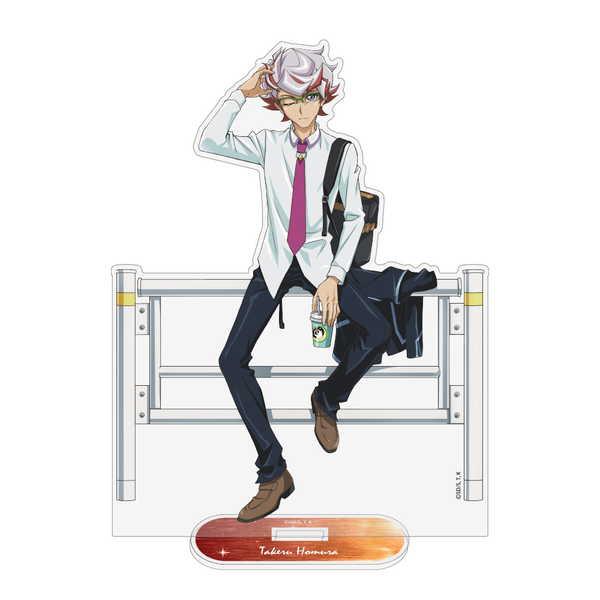 メール便配送商品 「遊☆戯☆王 VRAINS」より、アクリルスタンド(大)が登場！落ち着いた雰囲気の『穂村尊』があなたのデスクを彩ります。・決闘者(デュエリスト)の『オフ』がテーマのイラストは新規描き下ろし！それぞれのくつろぎ方を見せる彼ら...