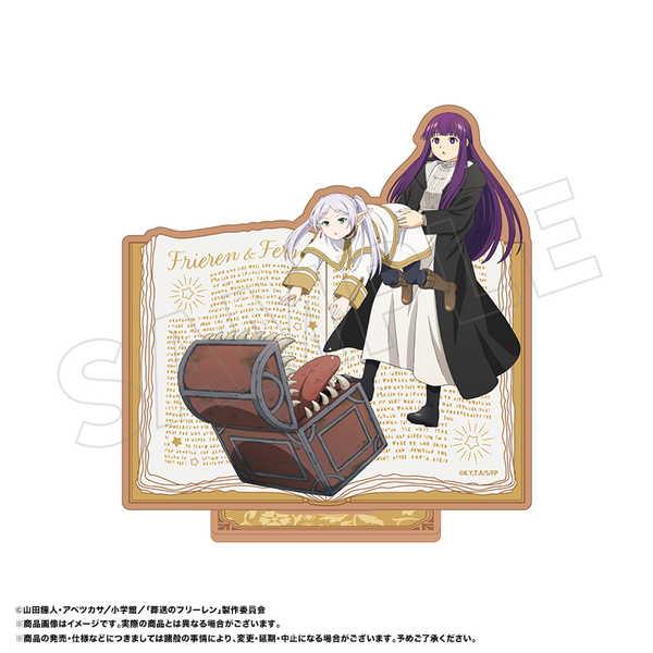 【発売日：2026年05月31日】メール便配送商品 「葬送のフリーレン」より、ブック風デザインが特徴の木製スタンドが登場！【サイズ】 本体：約135×140mm以内【素材】 MDF葬送のフリーレン 木製スタンド F フリーレン＆フェルン  ...