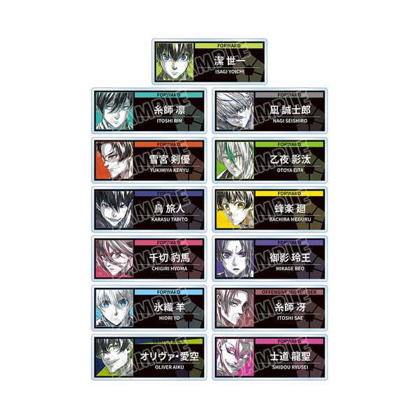 【発売日：2026年06月30日】宅配便配送商品 「ブルーロック」より、トレーディング Ani-Art BLACK LABEL アクリルネームプレートの登場です。潔 世一、糸師 凛、凪 誠士郎、雪宮 剣優、乙夜 影汰、烏 旅人、蜂楽 廻、千...