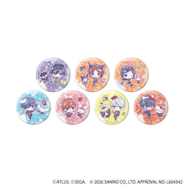 【発売日：2026年08月31日】宅配便配送商品 「P30th×サンリオキャラクターズ」より、ホログラム缶バッジ（57mm）が登場！キラキラなホログラム仕様の57mm缶バッジです。【サイズ】 57mm【素材】 金属、紙/フィルム1BOX7個...