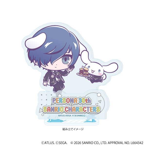 【発売日：2026年08月31日】メール便配送商品 「P30th×サンリオキャラクターズ」より、アクリルスタンドプレートが登場！ダイカットで加工されたパーツを立てられるスタンド型アイテムです。裏面は無地の白となります。【サイズ】 120×1...