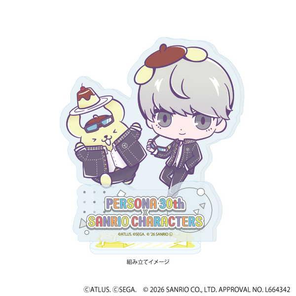 【発売日：2026年08月31日】メール便配送商品 「P30th×サンリオキャラクターズ」より、アクリルスタンドプレートが登場！ダイカットで加工されたパーツを立てられるスタンド型アイテムです。裏面は無地の白となります。【サイズ】 120×1...