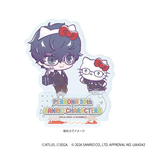 【発売日：2026年08月31日】メール便配送商品 「P30th×サンリオキャラクターズ」より、アクリルスタンドプレートが登場！ダイカットで加工されたパーツを立てられるスタンド型アイテムです。裏面は無地の白となります。【サイズ】 120×1...