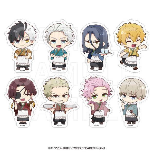 【発売日：2026年06月30日】メール便配送商品 「WIND BREAKER」より、ダイカットステッカーセットが登場！【サイズ】 最大約63×89mm以内【素材】 紙、PP8枚セットWIND BREAKER in E-DINER ダイカッ...