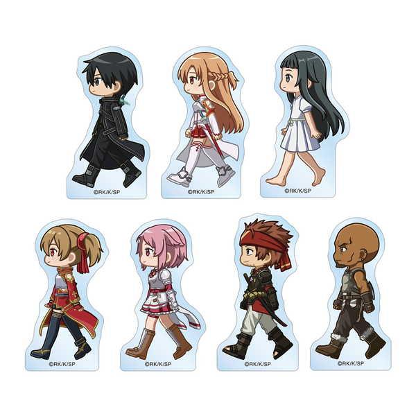 【発売日：2026年06月30日】宅配便配送商品 「ソードアート・オンライン」より、トレーディング ちびとこ アクリルマスコットの登場です。キリト、アスナ、ユイ、シリカ、リズベット、クライン、エギルが歩いているちびキャラを新たに描き起こし、...