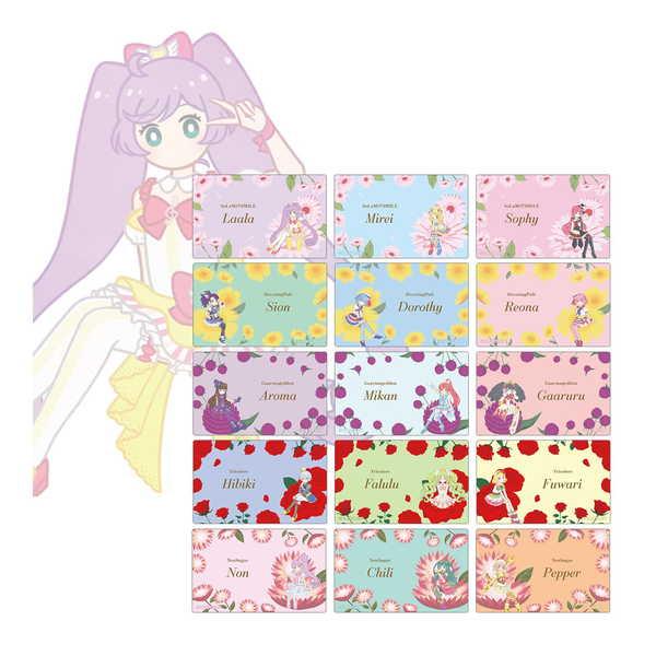 【発売日：2026年07月31日】メール便配送商品 「プリパラ」より、トレーディング Botania カードステッカーの登場です。真中らぁら、南みれぃ、北条そふぃ、東堂シオン、ドロシー・ウェスト、レオナ・ウェスト、黒須あろま、白玉みかん、ガ...