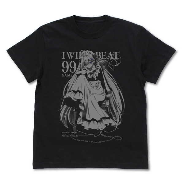 【発売日：2026年07月31日】メール便配送商品 「死亡遊戯で飯を食う。」より、Tシャツが登場！『私はこの〈ゲーム〉を、九十九回クリアする』【サイズ】 S （約）着丈65cm / 身幅49cm / 袖丈19cm【素材】 綿100％死亡遊戯...