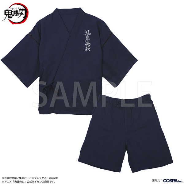 【発売日：2026年10月31日】宅配便配送商品 「鬼滅の刃」より、甚平が登場！通気性・吸水性が抜群。手軽に羽織れる和装ウェア。【サイズ】 中(M〜L)…甚平上：（約）着丈71cm / 身幅63cm　甚平下：（約）股下19cm / ウエスト...