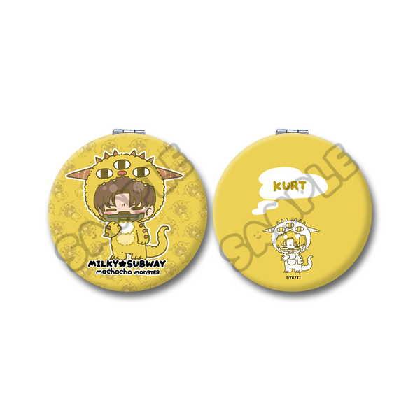 【発売日：2026年10月31日】メール便配送商品 「銀河特急 ミルキー☆サブウェイ」より、持ち運びがしやすい、手の平サイズの折り畳みミラーの登場です。ミラーが2つあり、片方が望遠となっています。【サイズ】 直径約72mm×厚み9mm【素材...