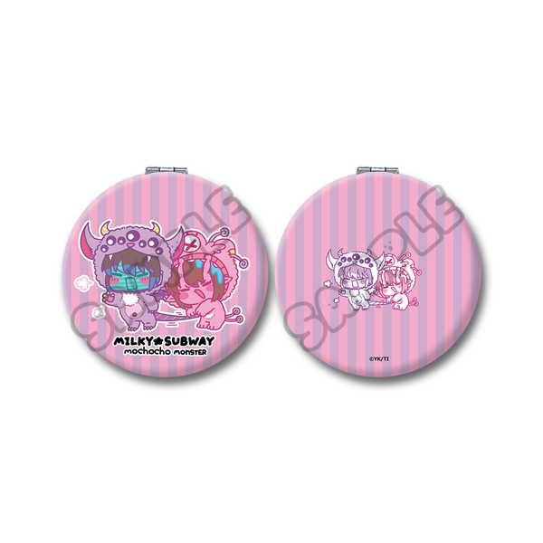 【発売日：2026年10月31日】メール便配送商品 「銀河特急 ミルキー☆サブウェイ」より、持ち運びがしやすい、手の平サイズの折り畳みミラーの登場です。ミラーが2つあり、片方が望遠となっています。【サイズ】 直径約72mm×厚み9mm【素材...